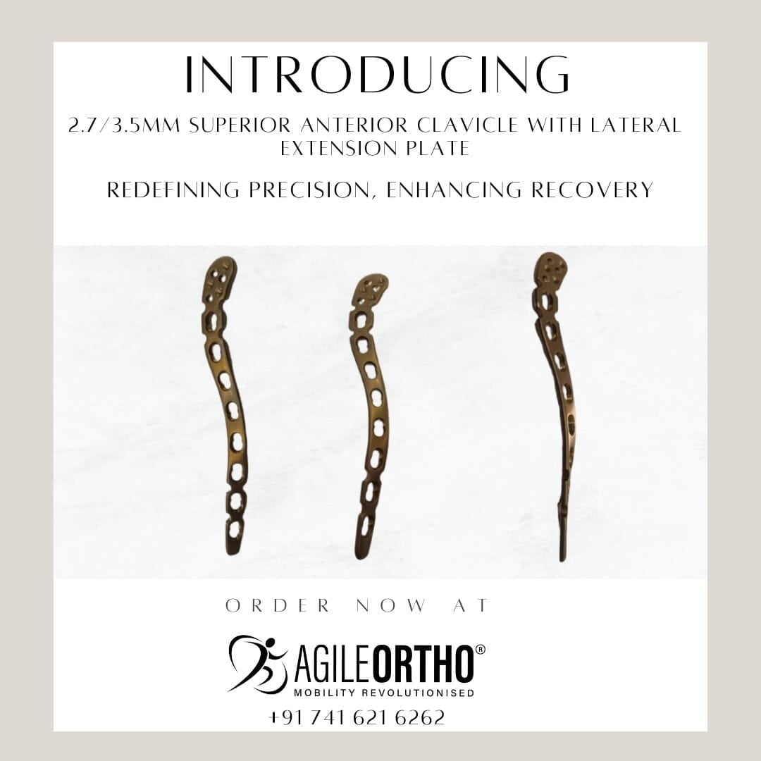 "Effective Clavicle Fracture Plate 2.7/3.5MM | Superior Anterior Design"