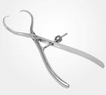 Patella Bone Holding Forceps Single Prong | Orthopedic Surgical Instrument